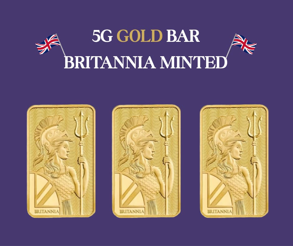 5G BRITANNIA GOLD BULLION BAR – Lucky Lane Competitions