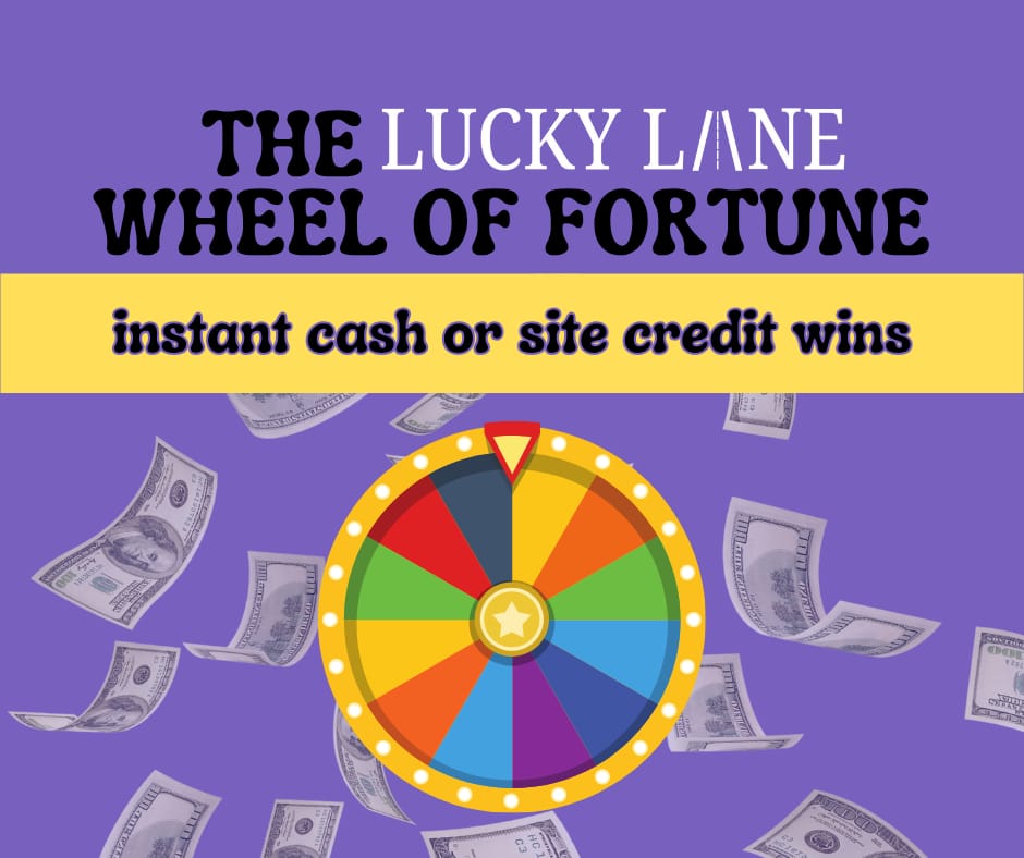 THE LUCKY LANE WHEEL OF FORTUNE – Lucky Lane Competitions