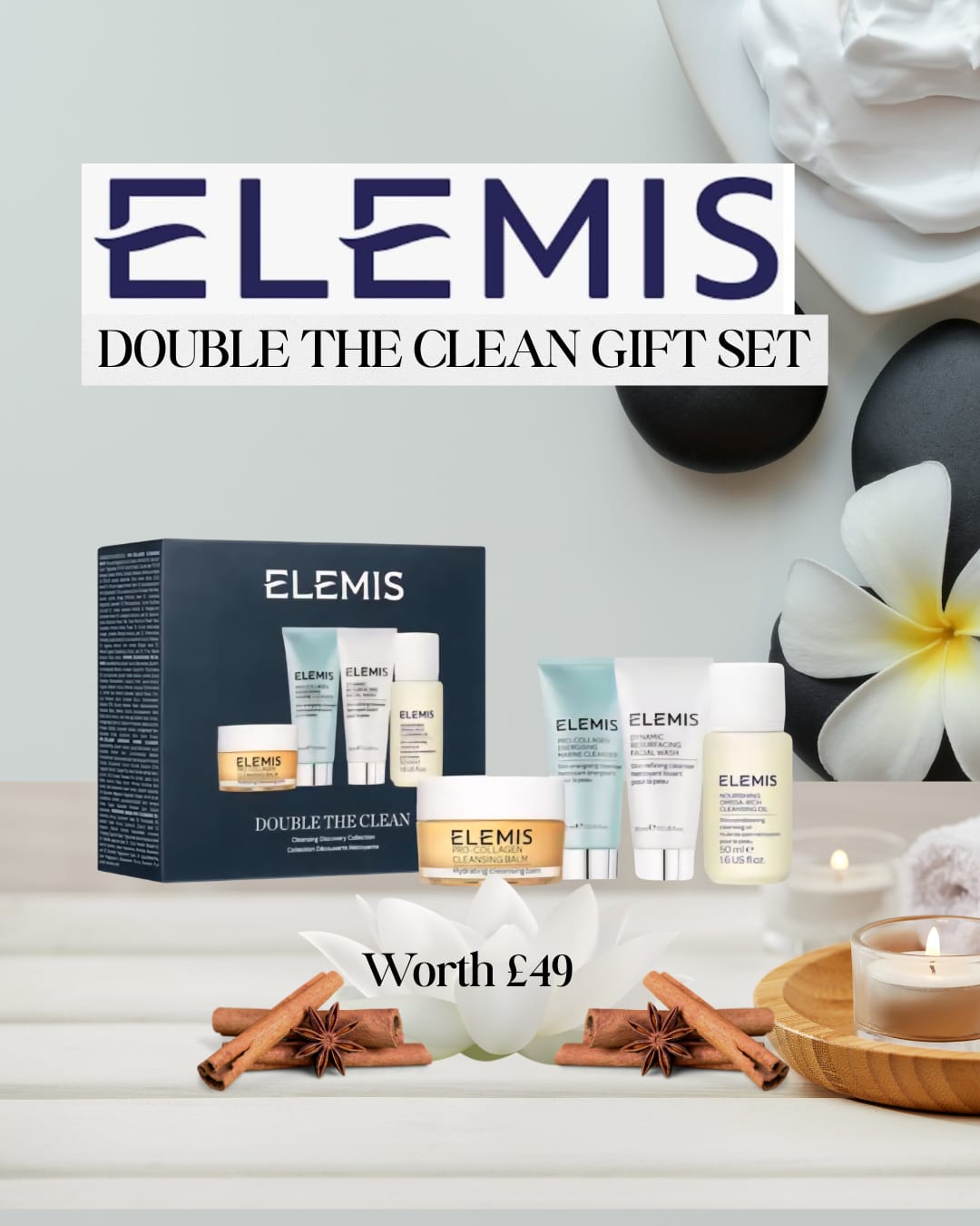 ELEMIS DOUBLE THE CLEAN GIFT SET – Lucky Lane Competitions